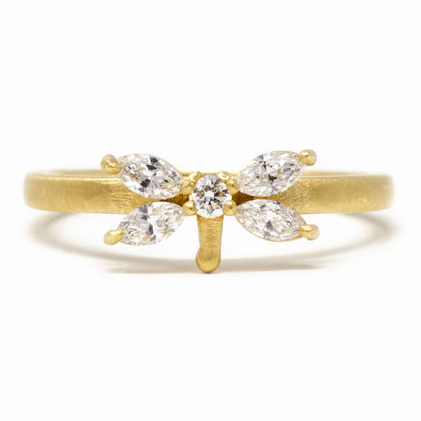 Diamond Dragonfly Ring - Jennifer Dawes Design